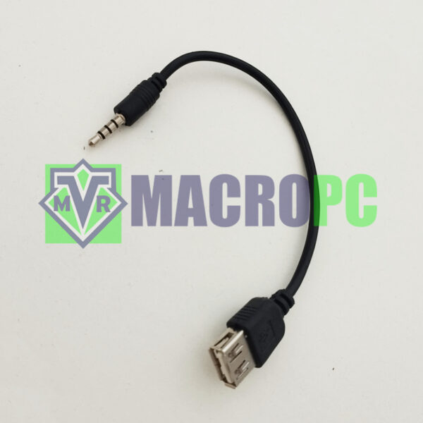 Adaptador Plug 3.5mm a USB hembra | MACROPC